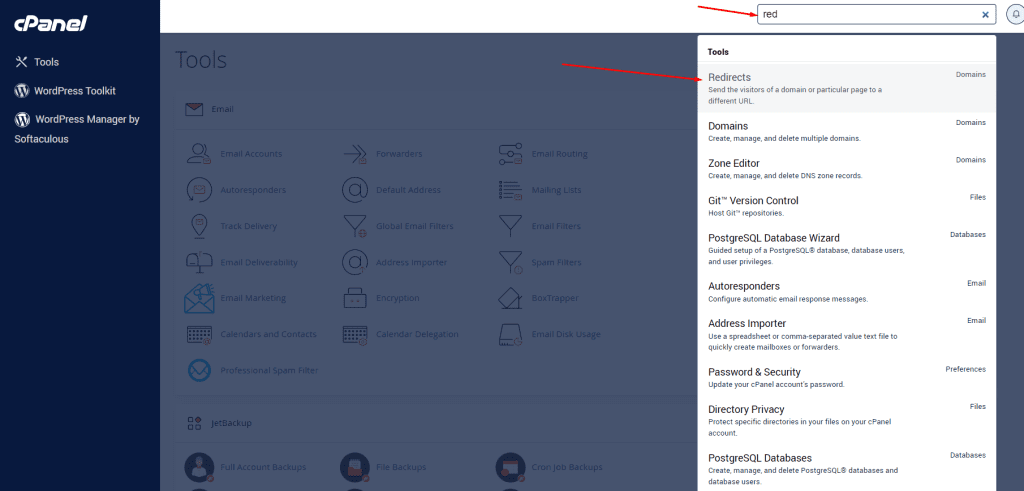 How to make redirection in cPanel – afiqx77